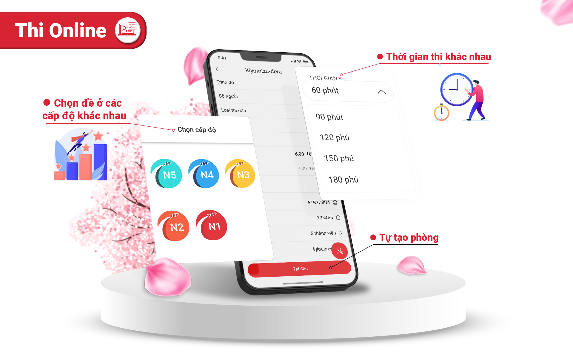 Website JLPTUp - QSoft.vn